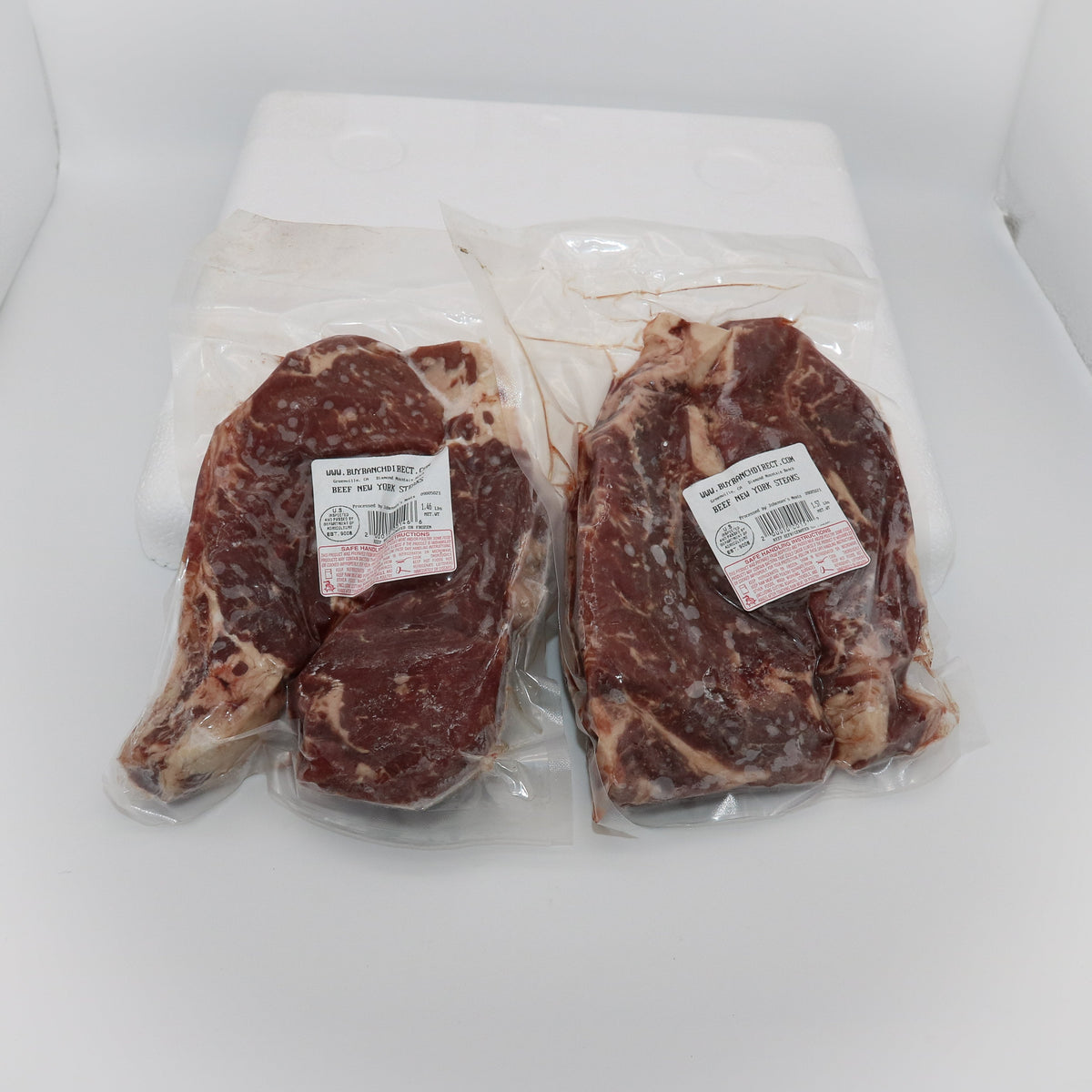 Beef New York Steaks - Double Packs - Multiple Sizes Available – Buy ...