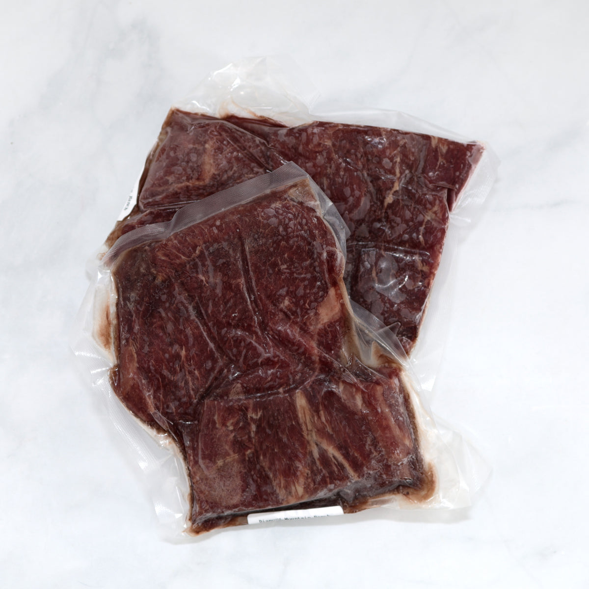Bison Flat Iron Steaks, Double Pack - Multiple Sizes Available – Buy ...
