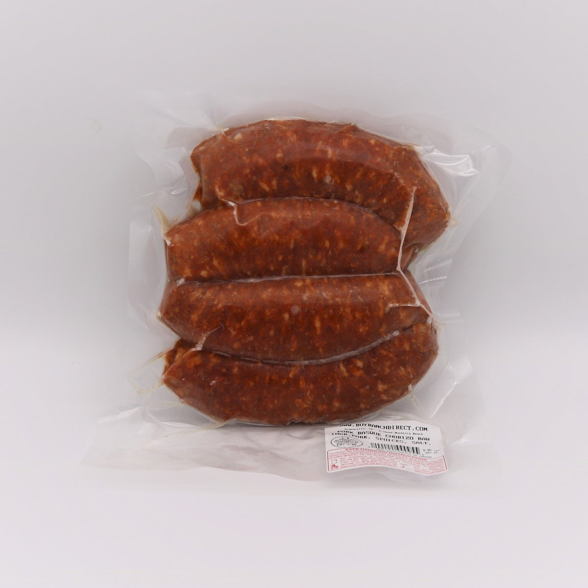 Pork Basque Chorizo - 14 - 16 oz (0.88 - 1.0 lbs) – Buy Ranch Direct